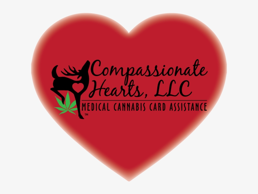 Compassionate Hearts Llc Full Logo On Heart Background - Honeyfund PNG ...