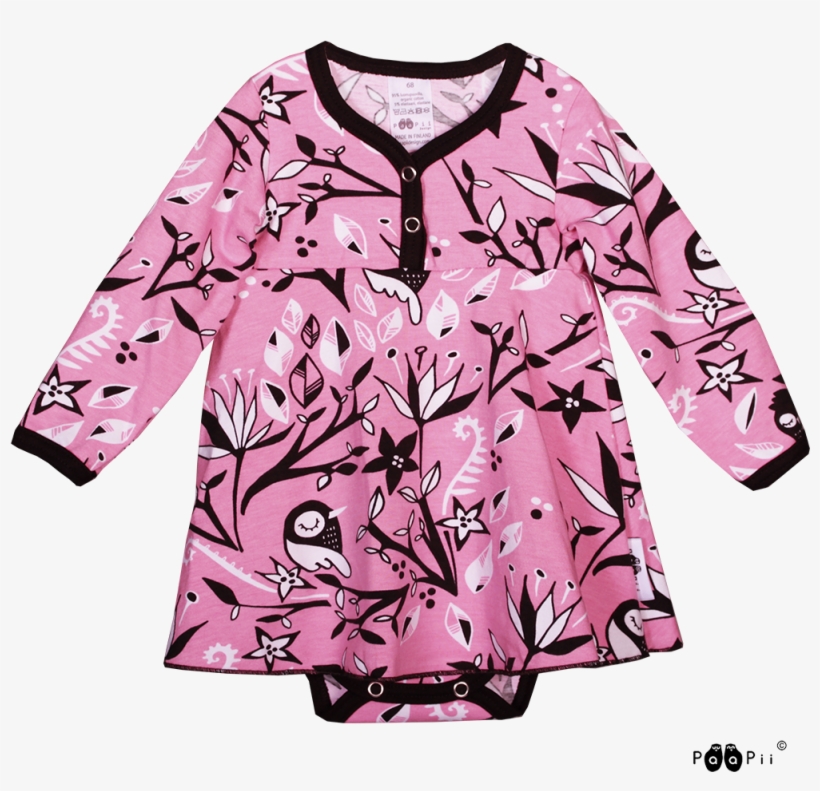 Onesie Dress, Early Birds - Topomini Baby-bodykleid PNG Image ...