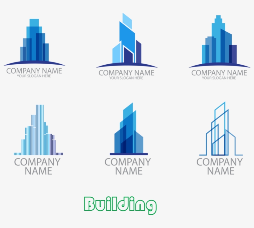 Building Logo Vector Design Stylish Free Transparent - Building Logo ...