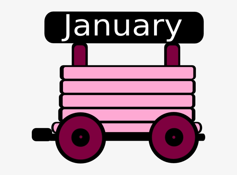 January Clipart Pink PNG Image | Transparent PNG Free Download on SeekPNG