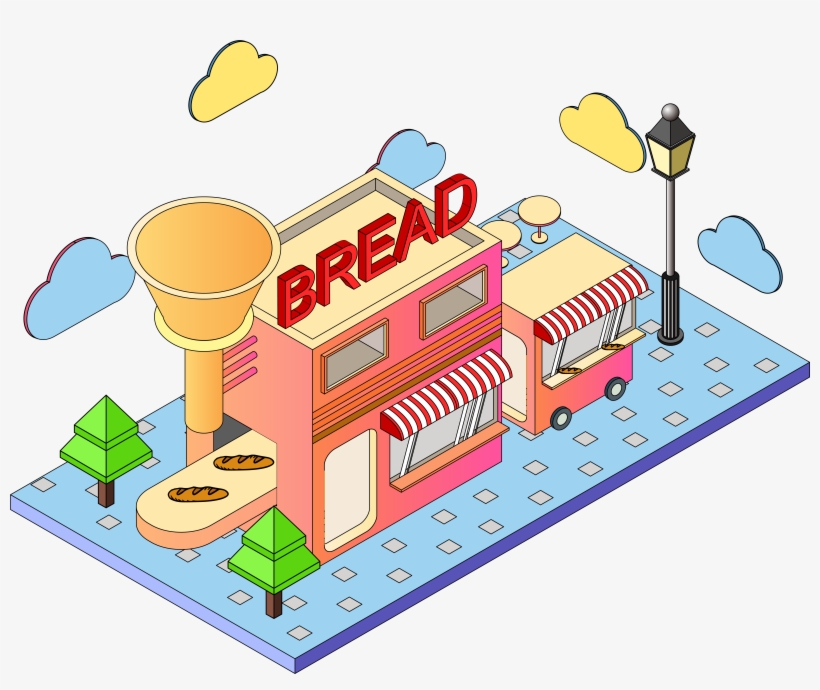 Commercial Vector 2 5d Style Png And Image PNG Image | Transparent PNG ...