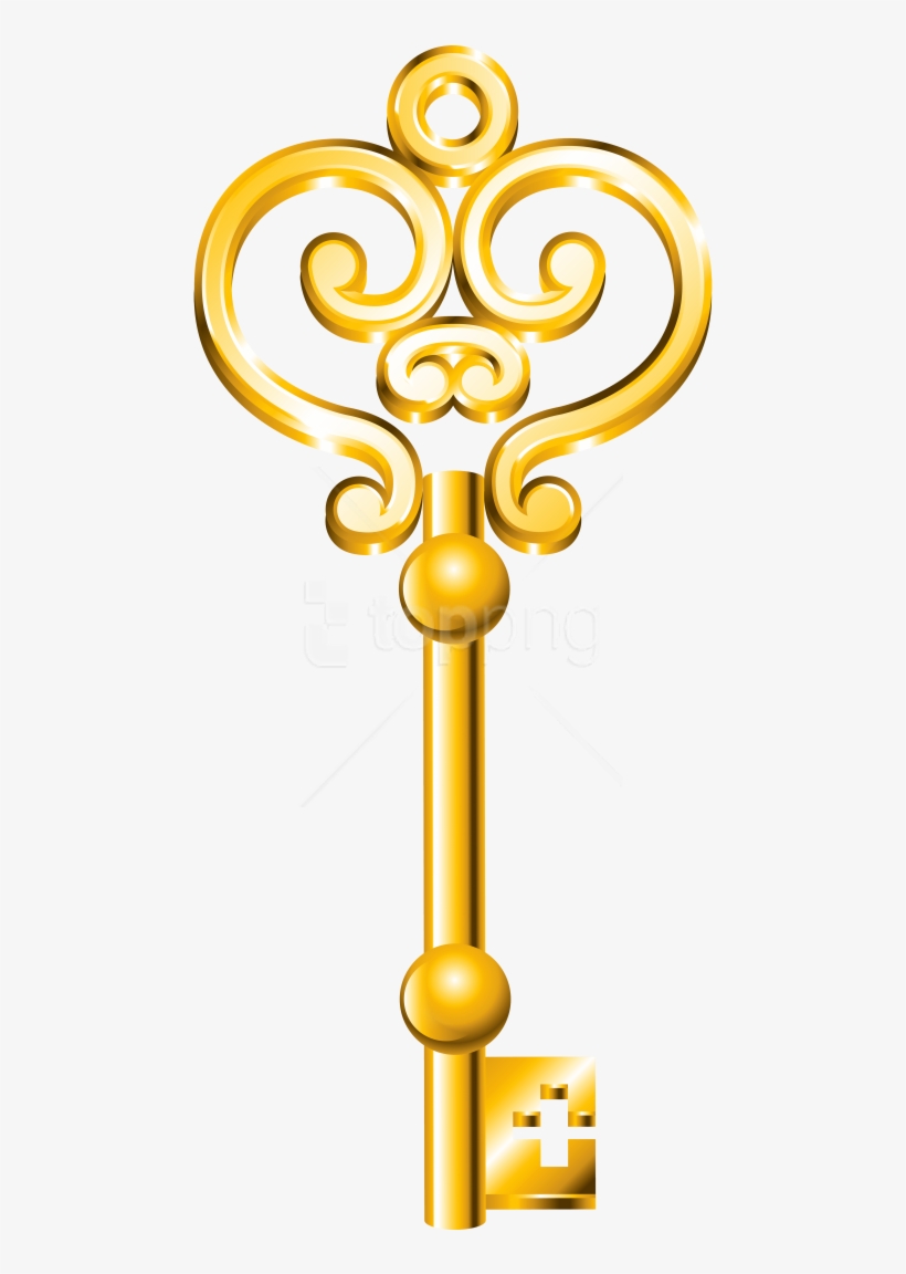Free Png Download Golden Key Clipart Png Photo Png - Transparent Gold ...