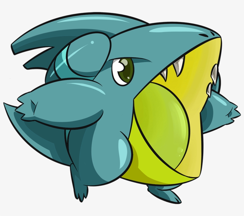 Shiny Gible Pok - Gible Png PNG Image | Transparent PNG Free Download ...