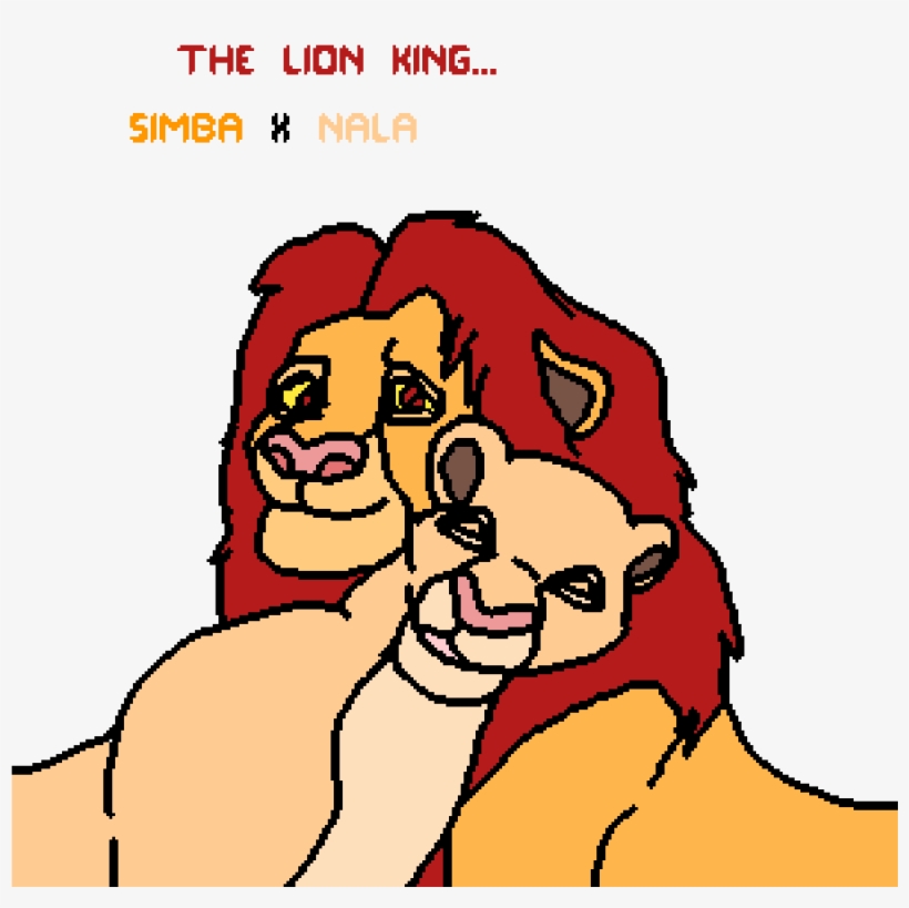 Simba X Nala - Cartoon PNG Image | Transparent PNG Free Download on SeekPNG