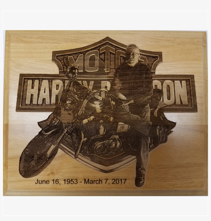 Photo Engraved Wood Plaque - Motorcycle PNG Image | Transparent PNG ...