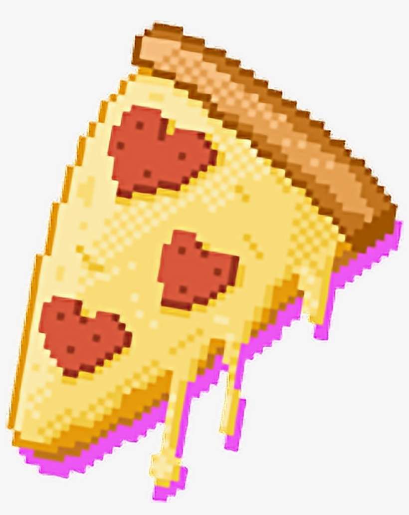 Download Pizza Kawaii Cute Pixel Pixels Pixelize Pixelart Love ...