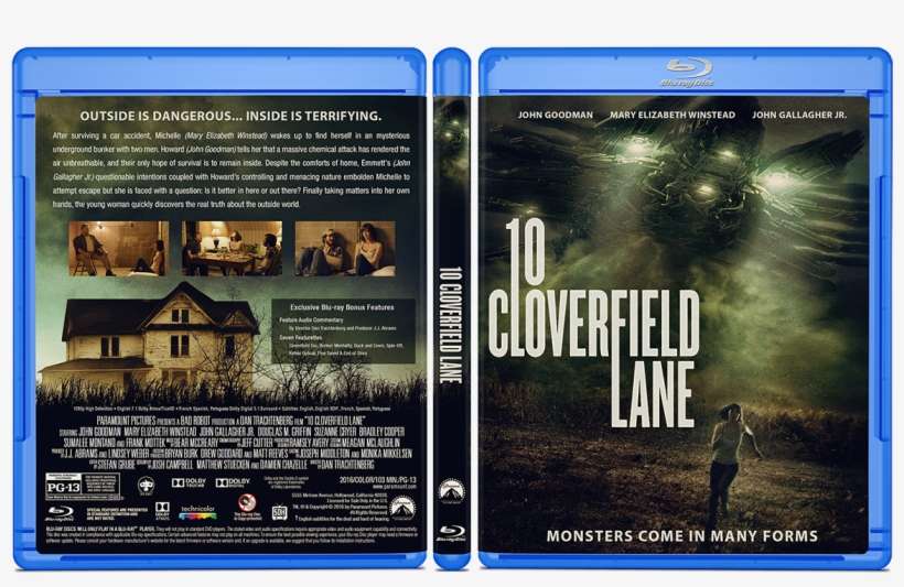 10 Cloverfield Lane Blu Ray Cover PNG Image | Transparent PNG Free ...