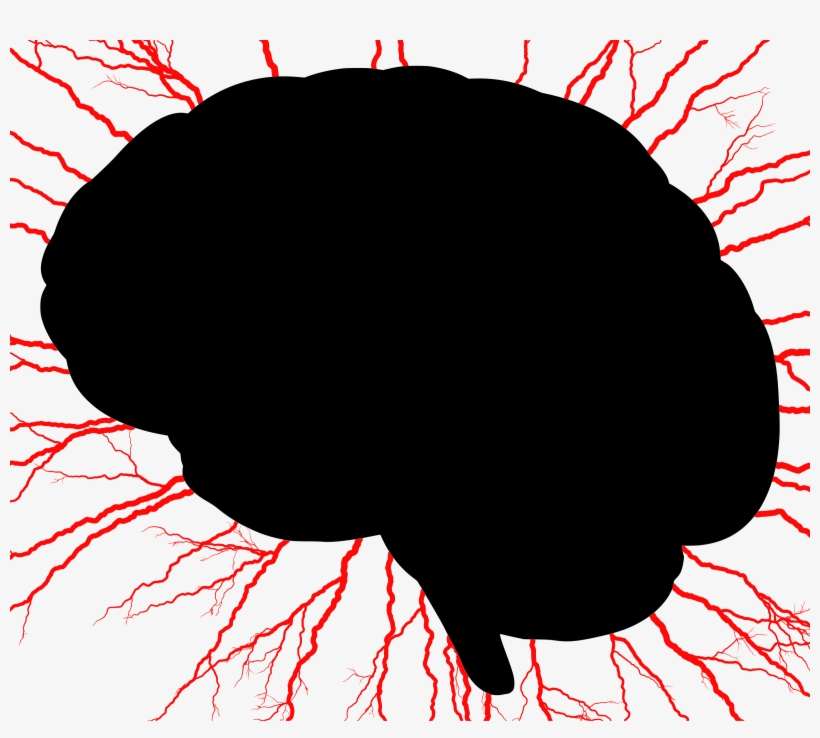This Free Icons Png Design Of Brain Storm Silhouette PNG Image ...