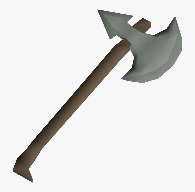 Detailed - Leaf Bladed Battleaxe Osrs PNG Image | Transparent PNG Free ...