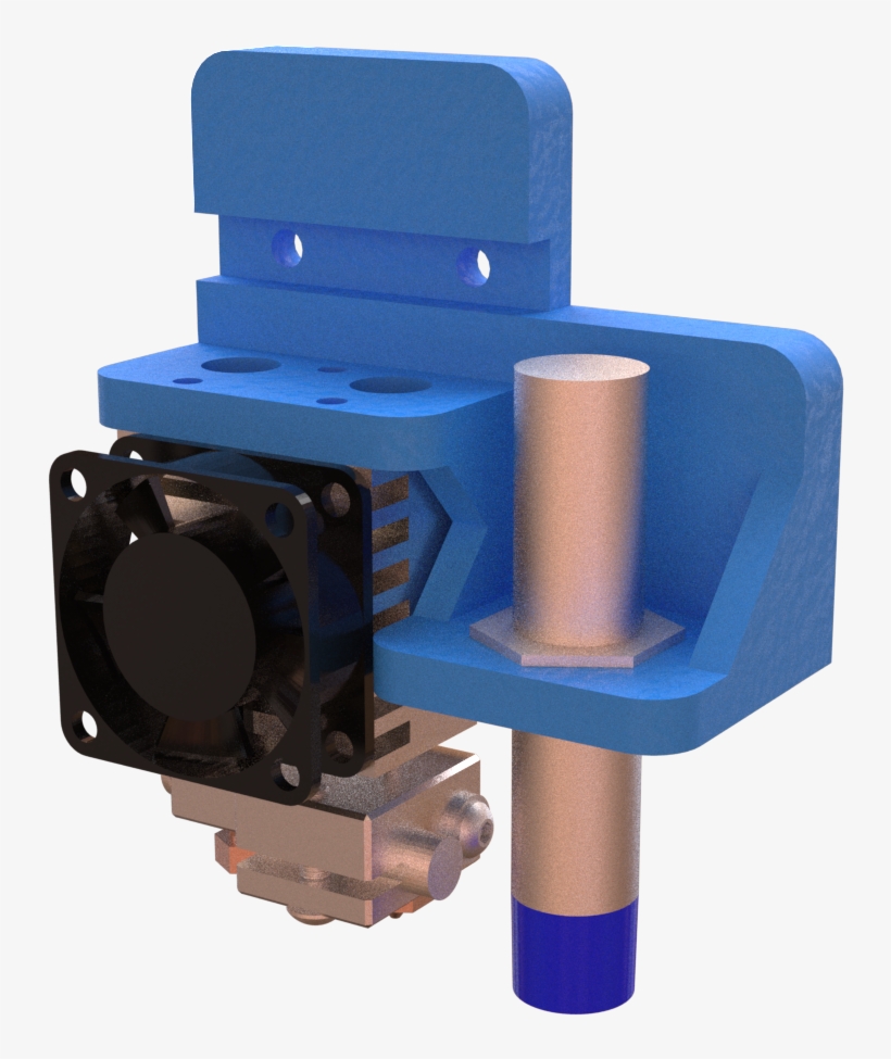 E3d Chimera Mount W Sensor Mount For I3 - Planer PNG Image ...