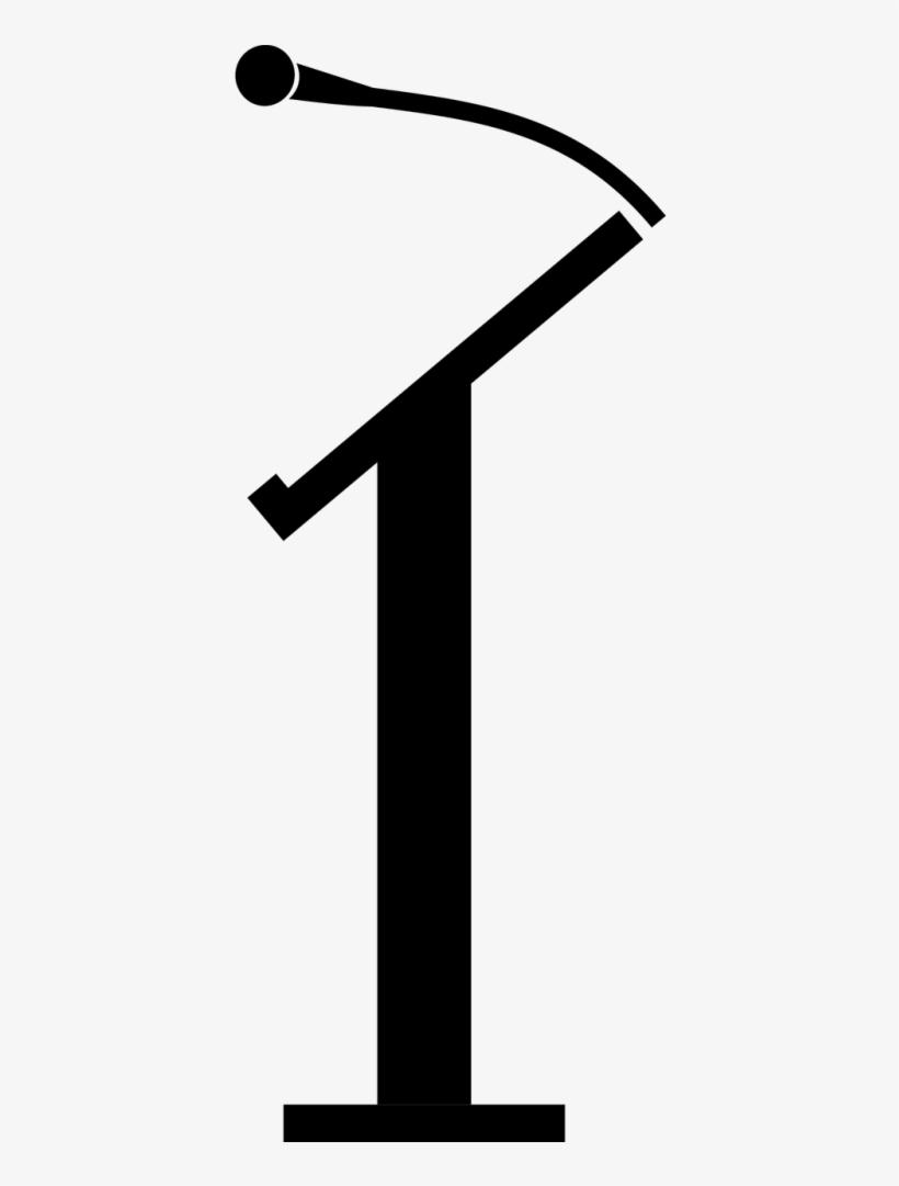 Vector Graphics - Icon Of Standing Mic PNG Image | Transparent PNG Free ...