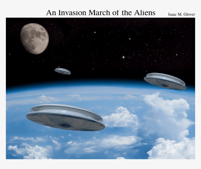 Invasion March Of The Aliens Sheet Music For Flute, - Space Station PNG ...