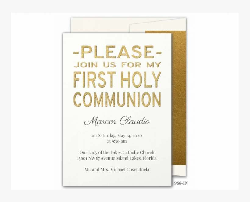 First Holy Communion Gold Glitter - Poster PNG Image | Transparent PNG ...