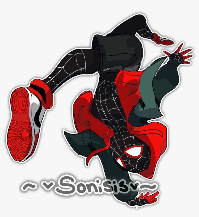 The Png Of My Miles Morales Sticker - Cartoon PNG Image | Transparent ...