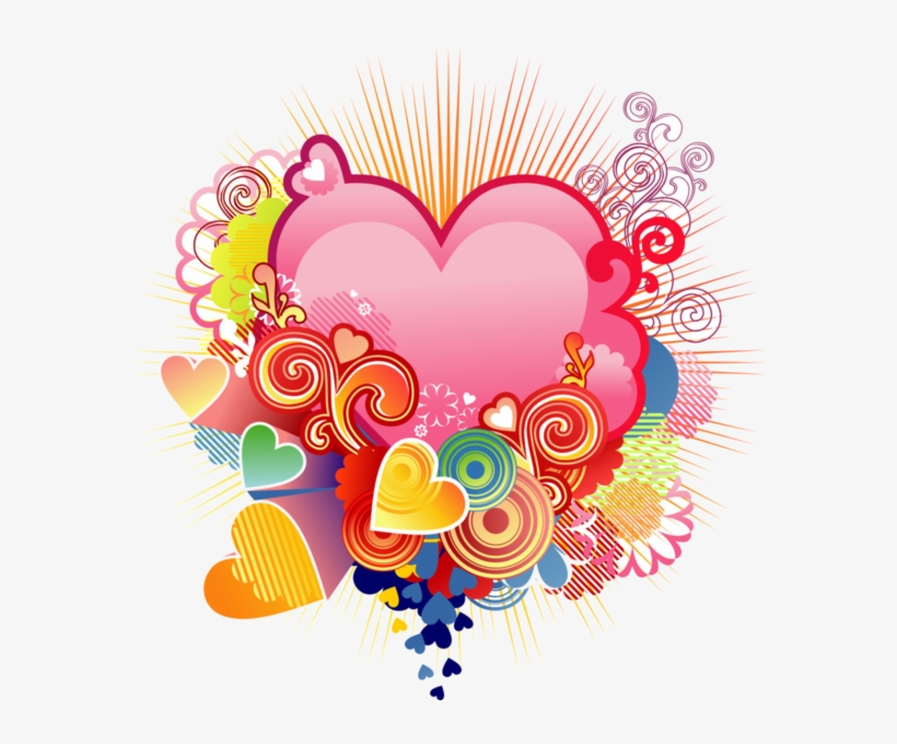 Retro Heart Design - Wedding Anniversary Clipart Png PNG Image ...