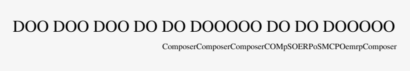 "doo Doo Doo Do Do Dooooo Do Do Dooooo" - Parallel PNG Image ...