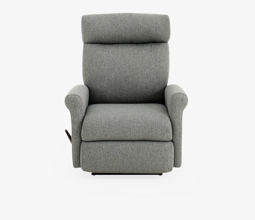 Image For Grey Upholstered Reclining And Rocking Armchair - Recliner ...