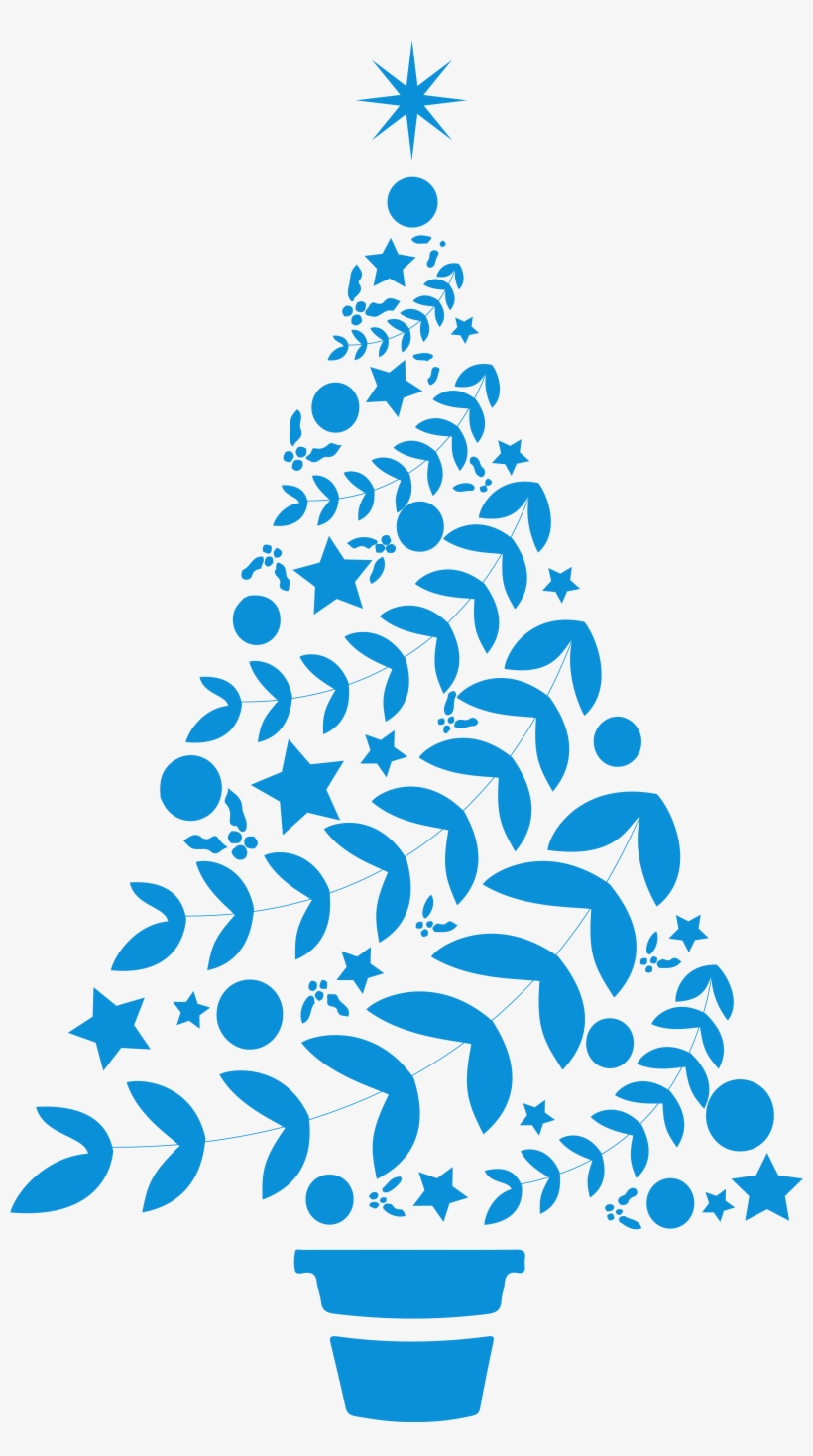 Beautiful Christmas Tree Vinyl Decal Sticker PNG Image | Transparent ...