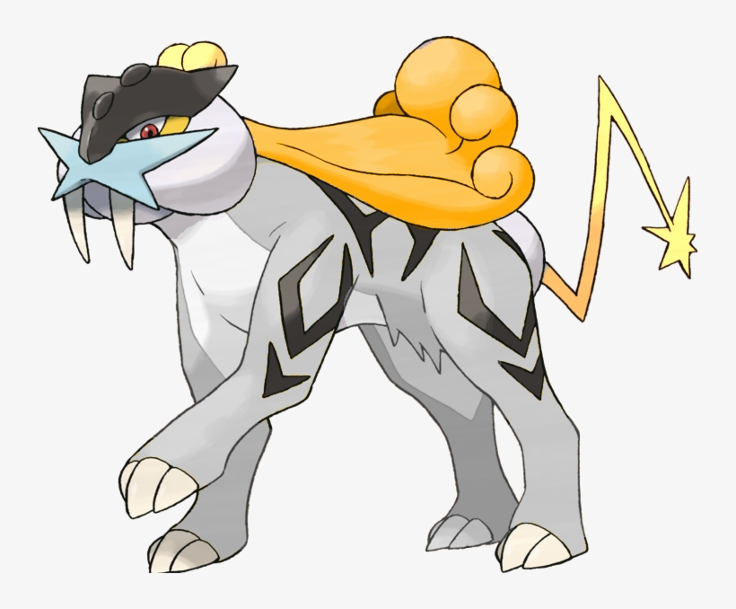 Posted Image - Pokemon 3 Raikou PNG Image | Transparent PNG Free ...