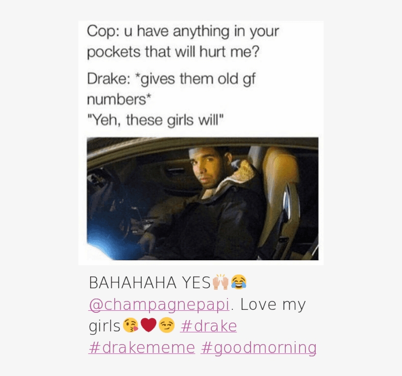 Dating, Drake, And Ex's - Drake Police Meme PNG Image | Transparent PNG ...
