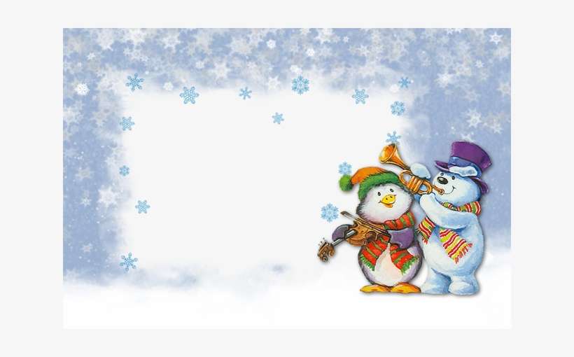 Download Frame-61 - Transparent Winter Snow Frames Png | Transparent ...