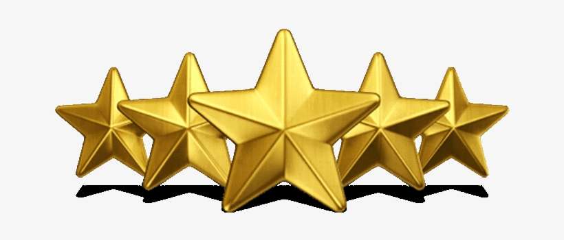 Download 5 Out Of 5 Star Rating | Transparent PNG Download | SeekPNG
