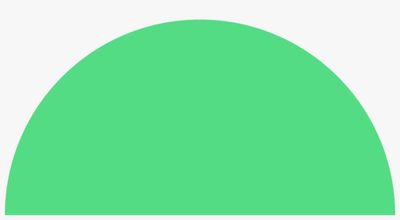 Green Semi Circle