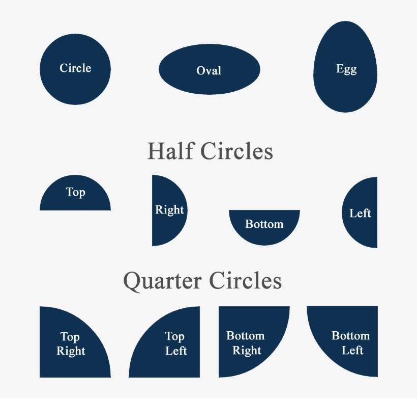 Download Half Circle And Quarter Circle | Transparent PNG Download ...