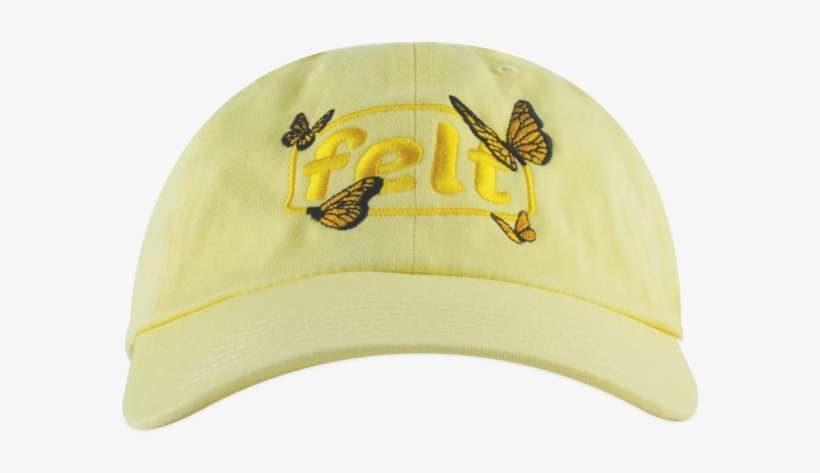 Download Yellow Butterfly Hat - Hat | Transparent PNG Download | SeekPNG