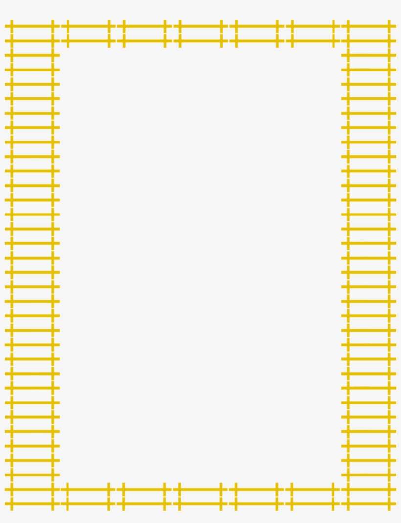 Yellow Border Frame Png Transparent Image - Border Frame Hd Yellow PNG ...