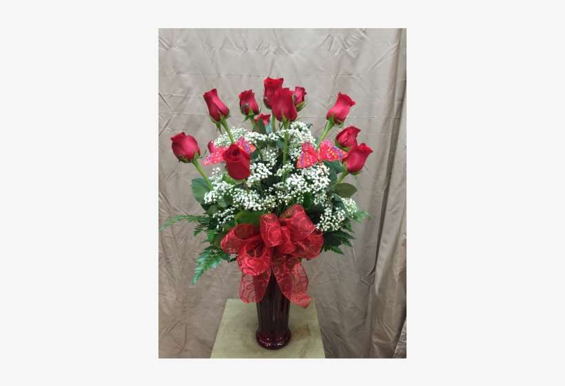 Dozen Red Roses By Park Florist - Martinez Park Florist PNG Image ...