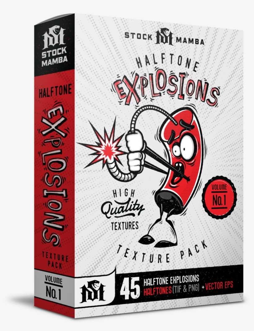Halftone Explosions Texture Pack - Alien Skin Software, L.l.c. PNG ...