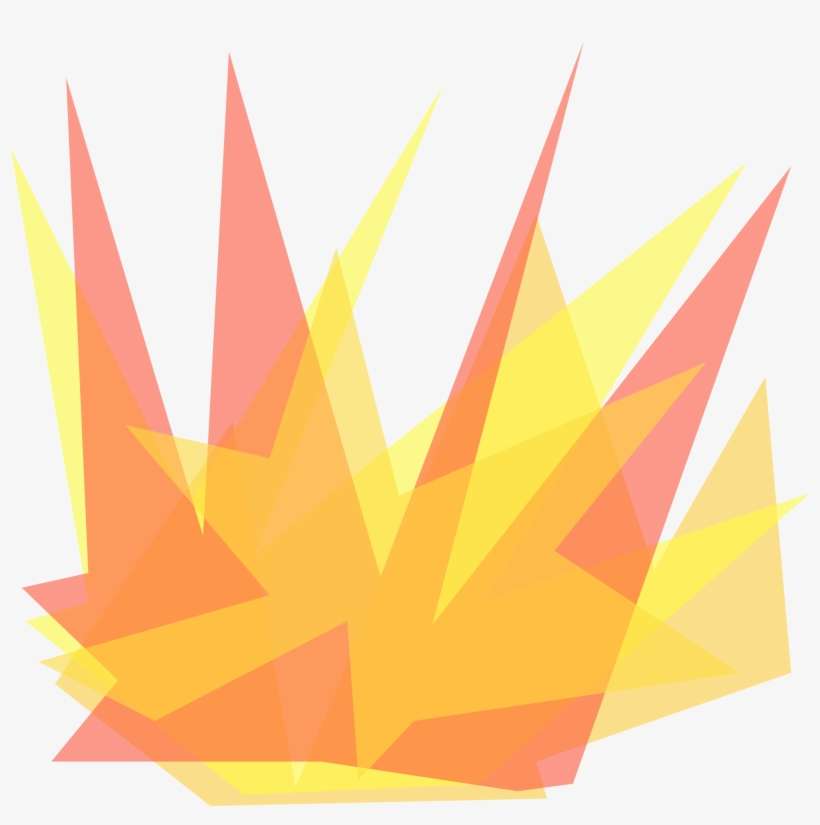 Clipart Transparent Library Clipart Simple Cartoon - Explosion Png Clip ...