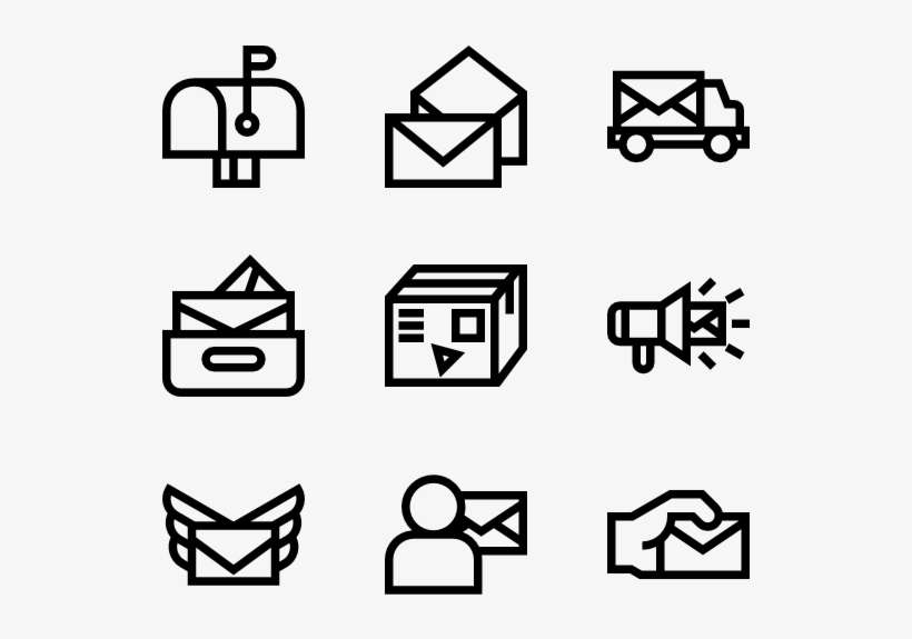 Mail - Mailbox Icon PNG Image | Transparent PNG Free Download on SeekPNG