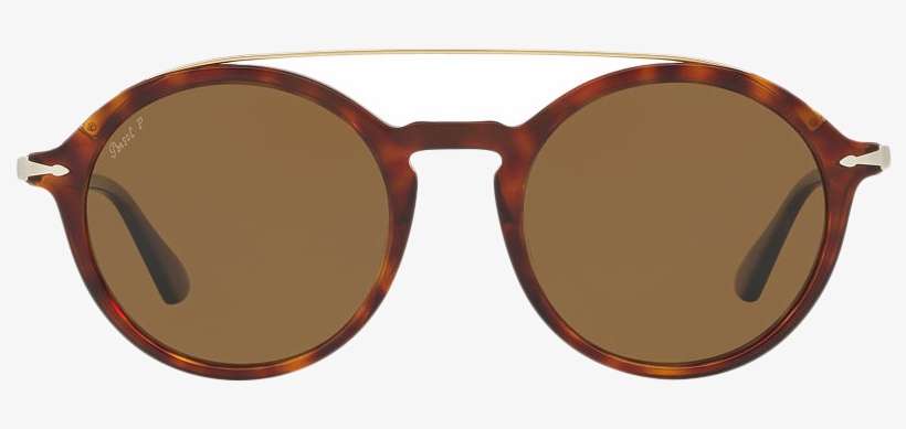 Aviator Pilot Frames - Persol 51mm Round Sunglasses PNG Image ...