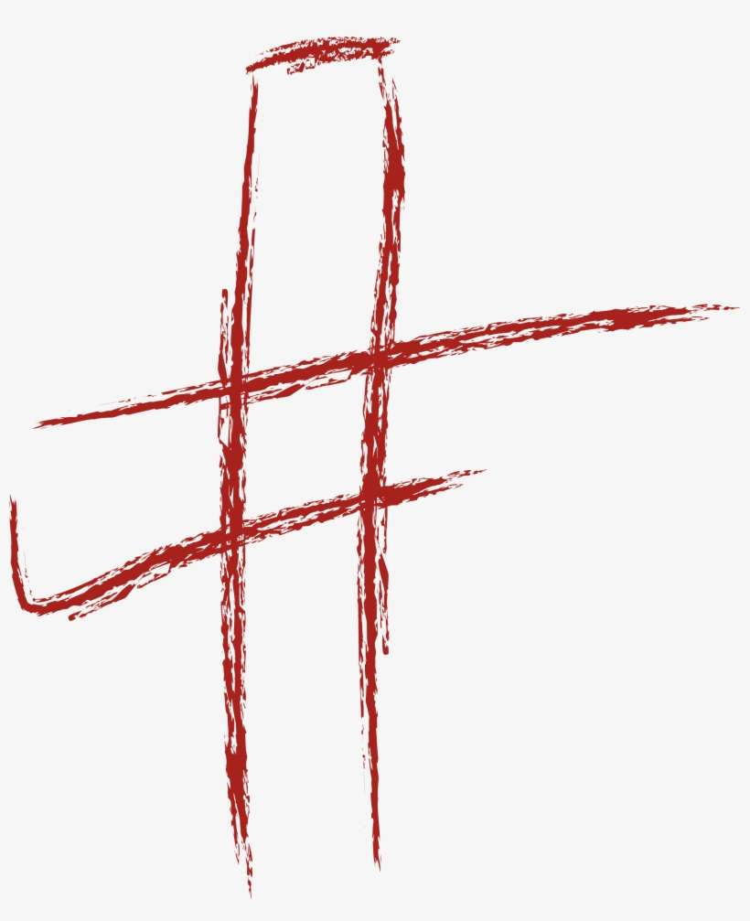 Brushstroke Cross In Red - Cross PNG Image | Transparent PNG Free ...