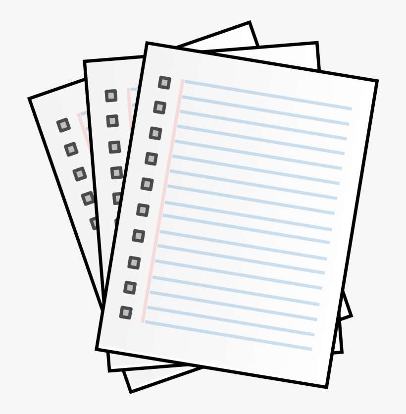 Top 86 Pages Clip Art - School Notes Clipart PNG Image | Transparent ...