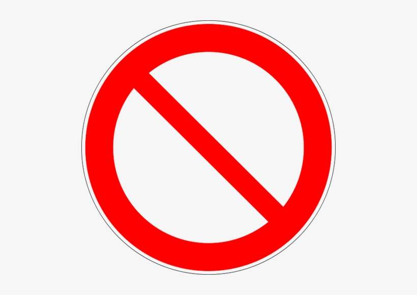 Ban Sign - Signo De Prohibido Png PNG Image | Transparent PNG Free Download on SeekPNG