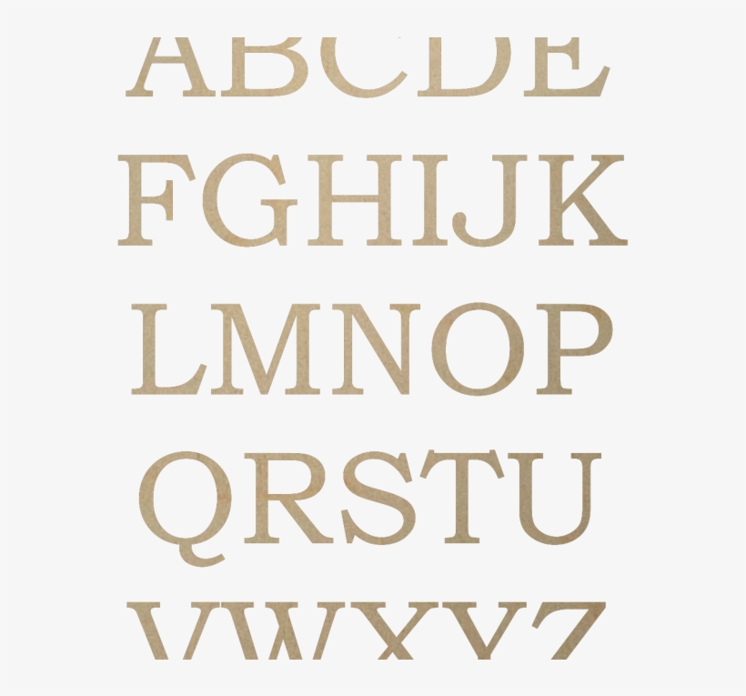 Unfinished Wooden Letters - Poster PNG Image | Transparent PNG Free ...