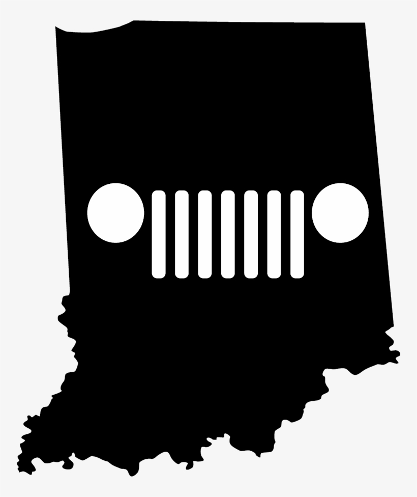Indiana Grille Decal - Indiana District 9 Map PNG Image | Transparent ...