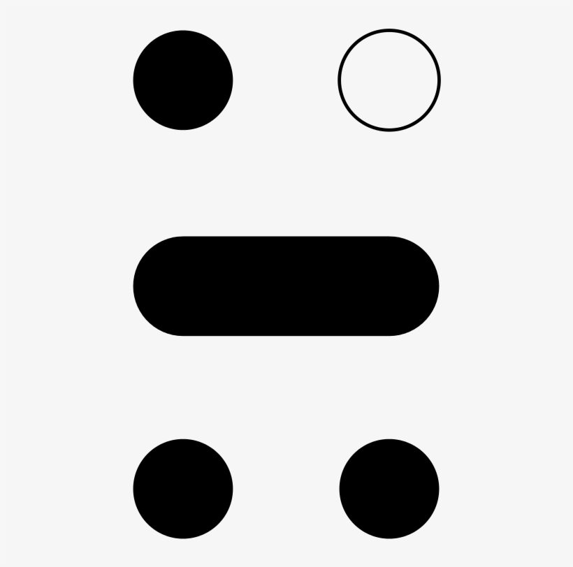 Download Braille Pattern Dots 136 Bars - Circle | Transparent PNG ...