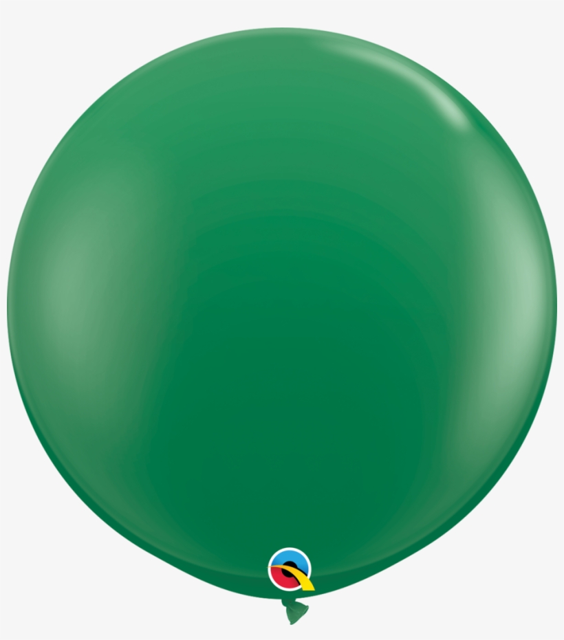 36" Jumbo Green Balloon - Green Round Balloons PNG Image | Transparent ...