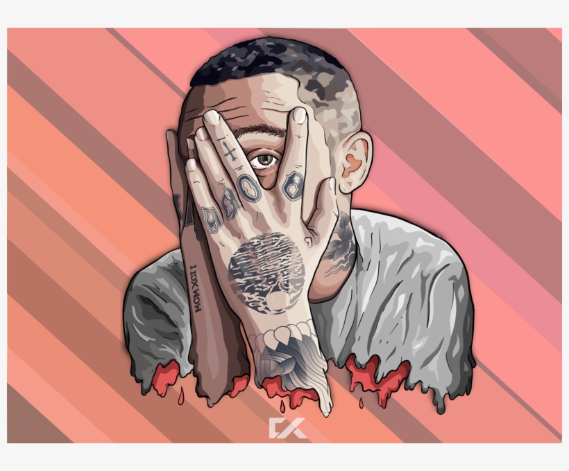 Download Mac Miller Vector Art - Art Rap | Transparent PNG Download ...