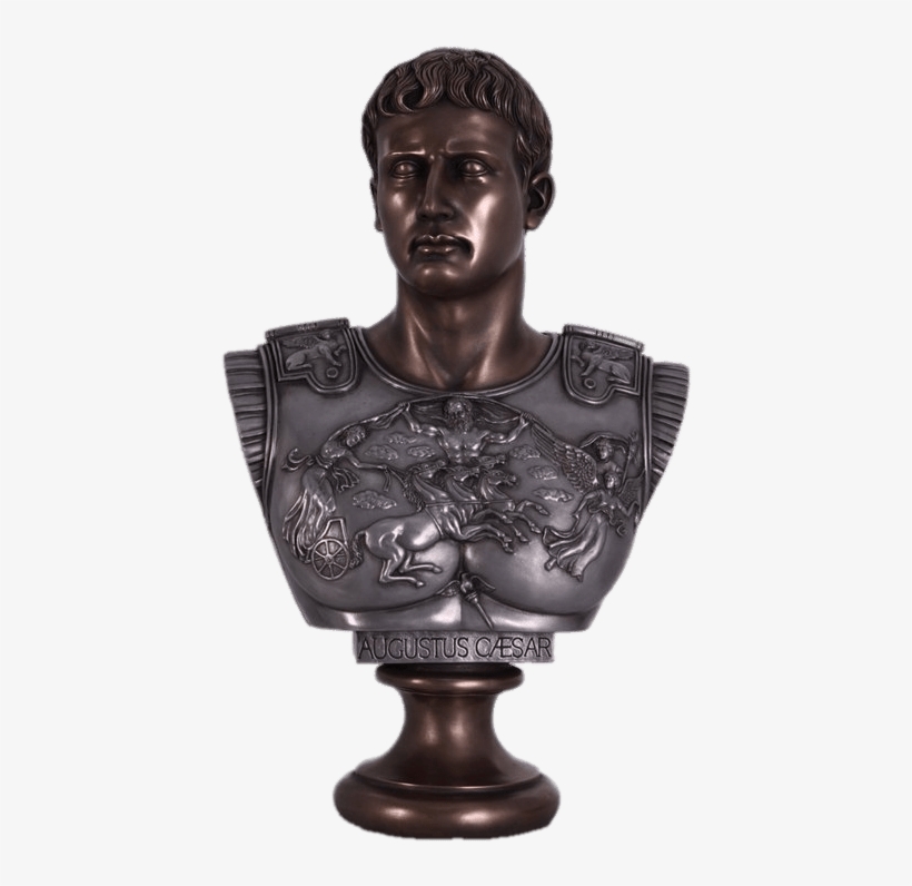 Download Caesar Augustus Bronze Bust - Augustus Caesar Bust Statue ...