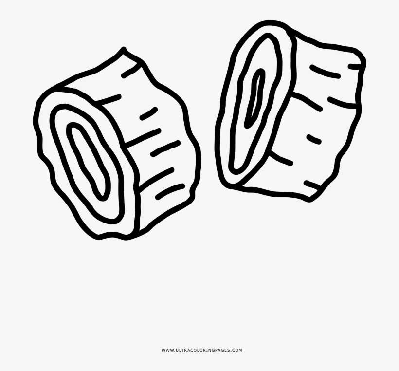 Download Wood Logs Coloring Page - Drawing | Transparent PNG Download ...