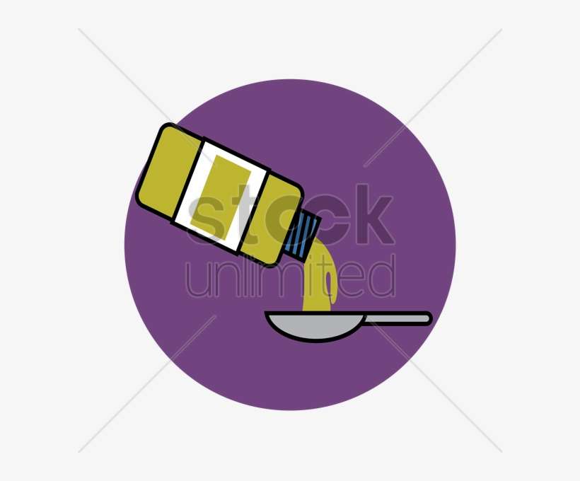 Bottle Pouring Syrup In Vector Image Graphic PNG Image | Transparent ...