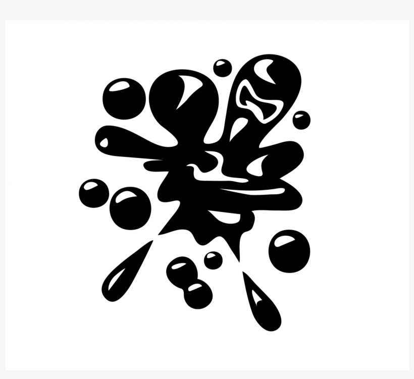 Paintball Splash Decal - Black Paintball Clip Art PNG Image ...