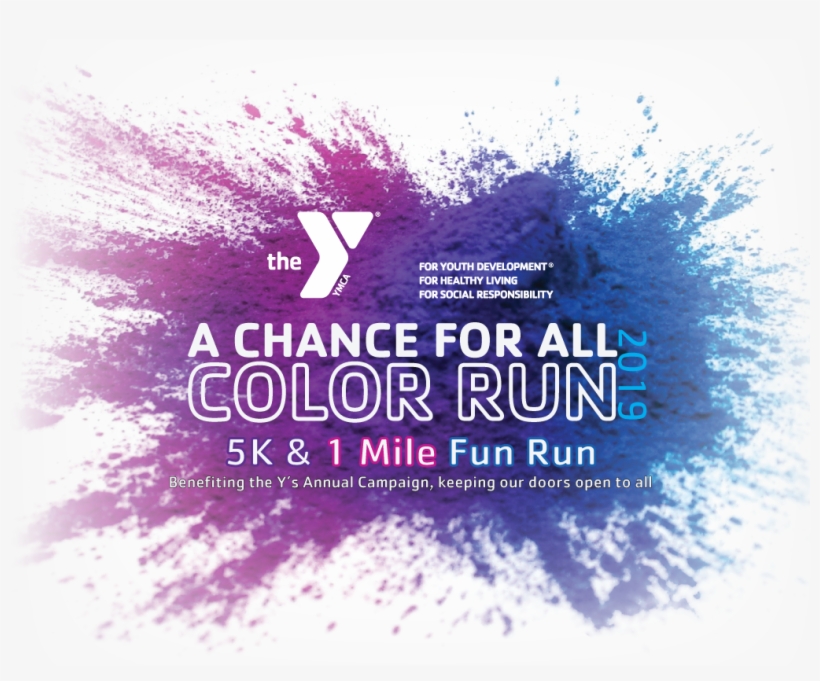 3rd Annual Color Run 2019 5k And 1 Mile Fun Run - Cobalt Blue Powder ...