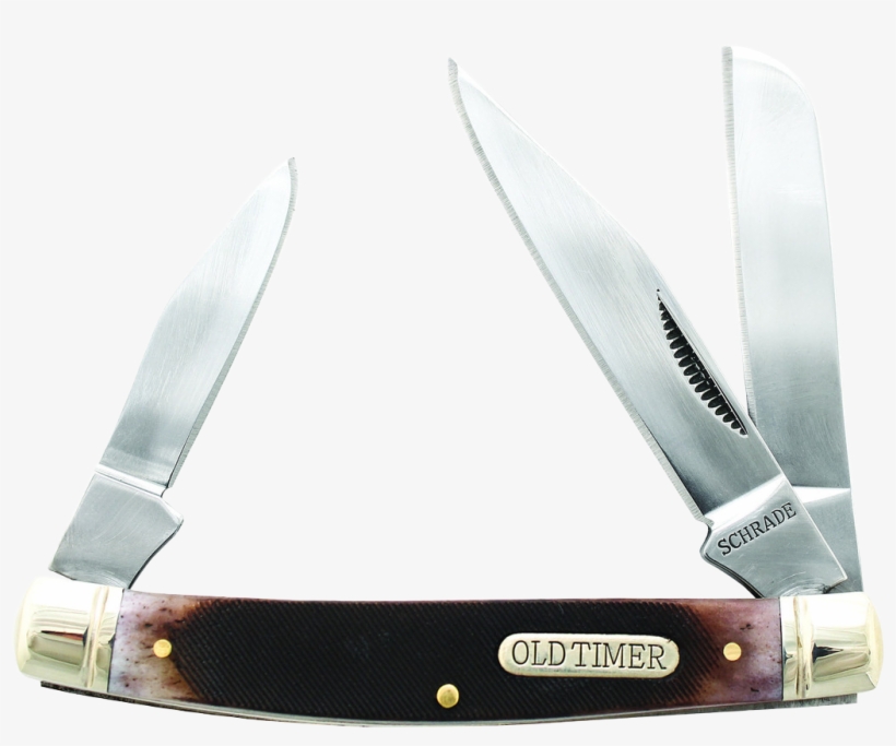 Old Timer 34otb Middleman Folder - Old Timer Pocket Knife PNG Image ...