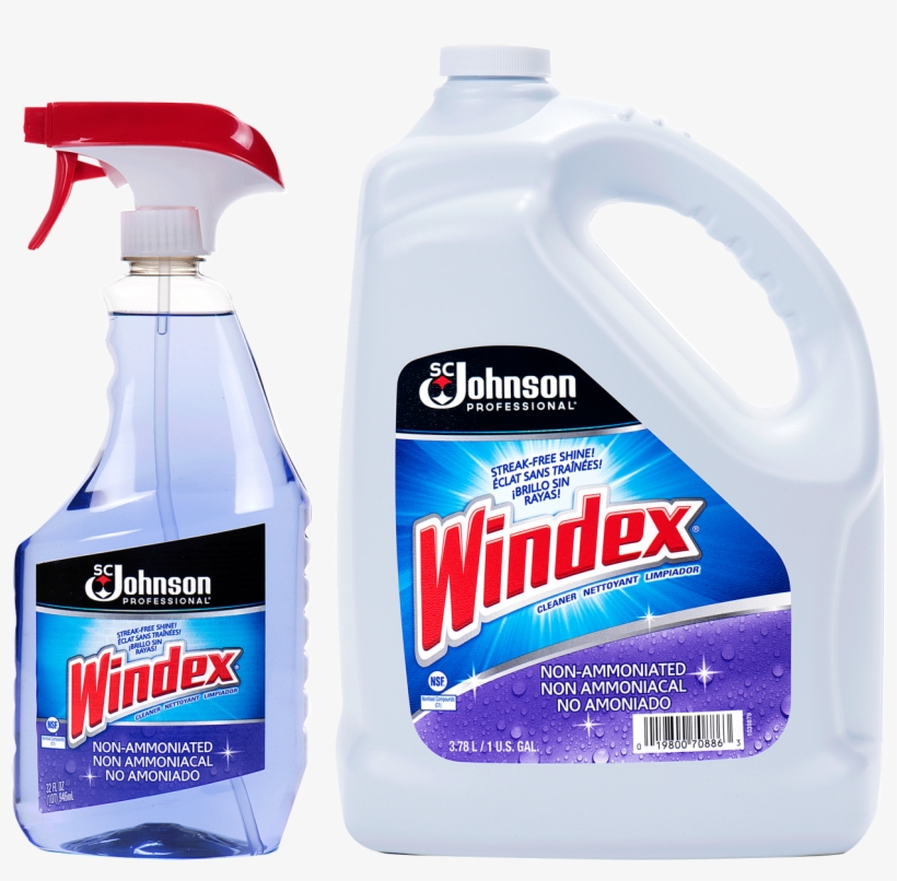Windex® Non Ammoniated Cleaners - Sc Johnson Windex PNG Image ...